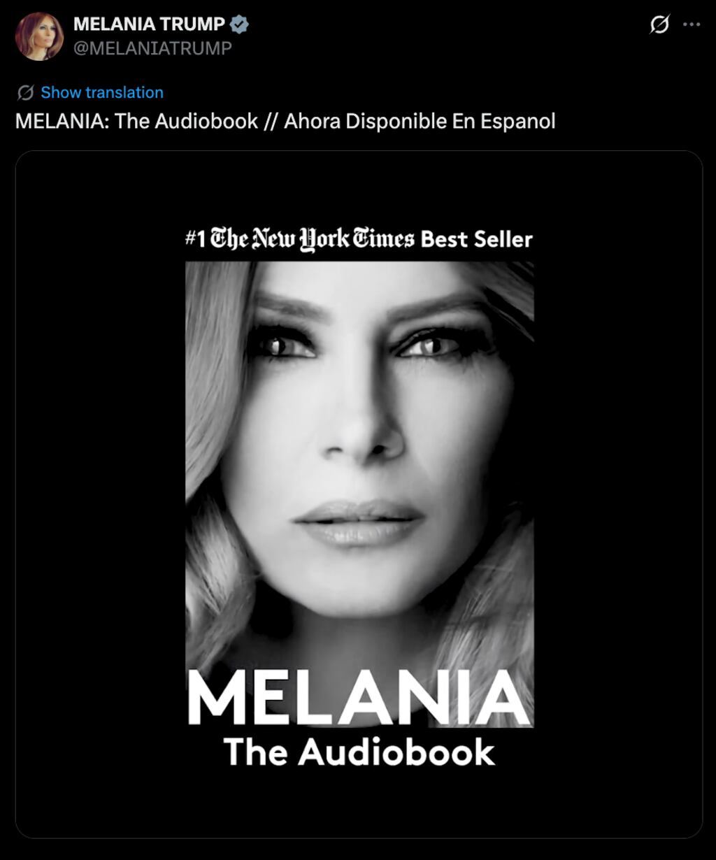 First Lady Melania Trump Charging 25 To Hear A Fake Version Of Her