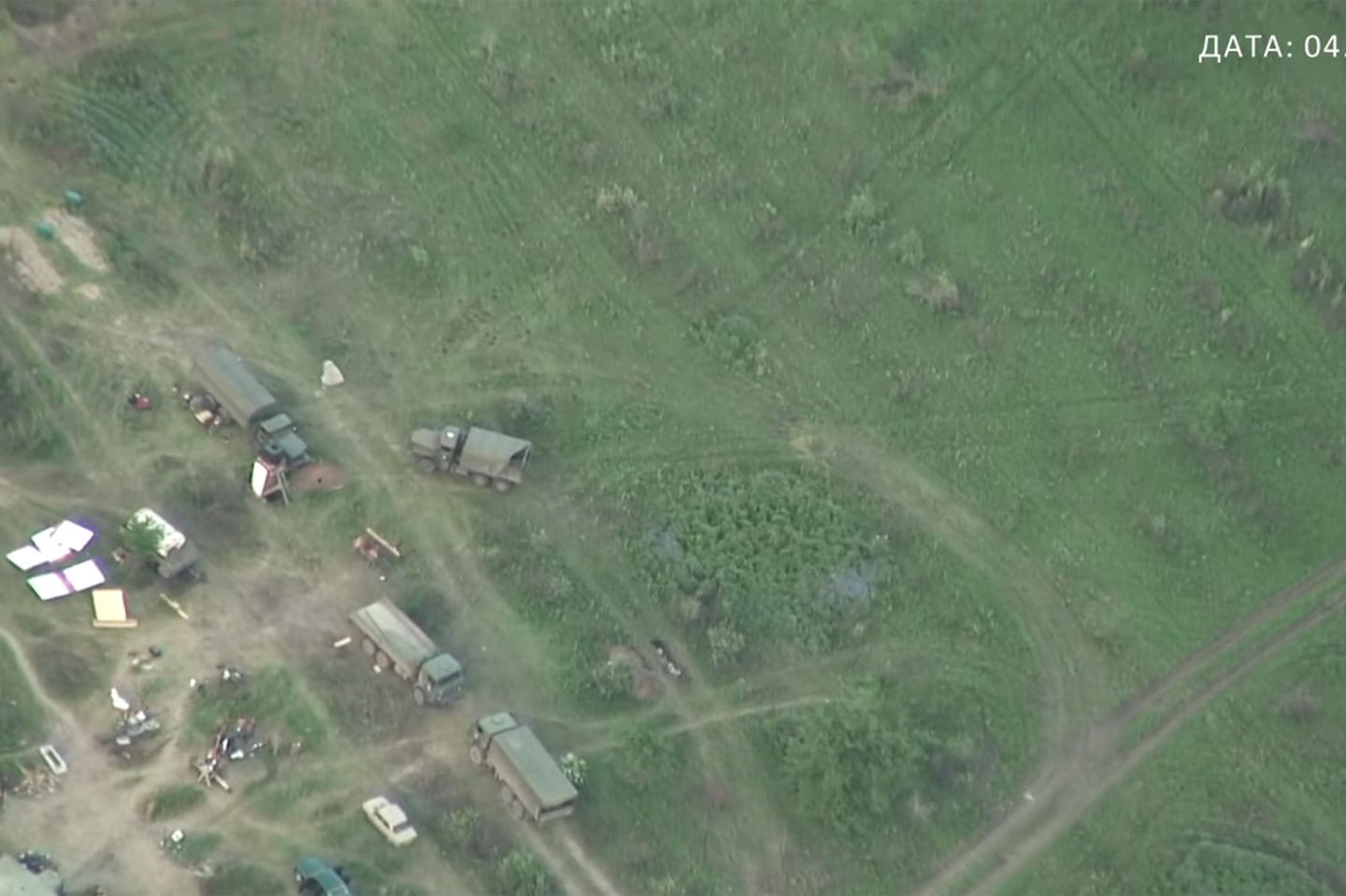 Drones Find Russian Base Inside Ukraine