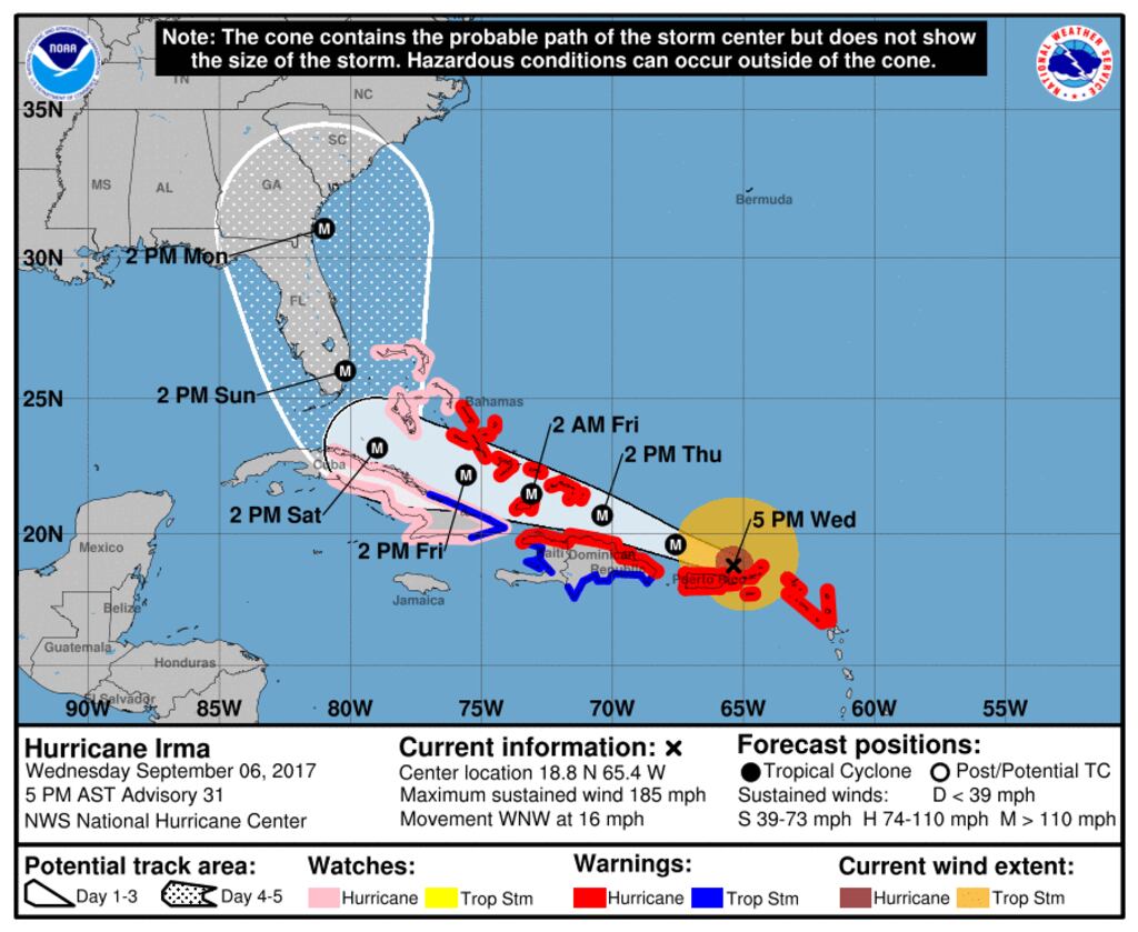 Hurricane Irma Is Stronger Than All of 2017’s Other Eight Atlantic ...