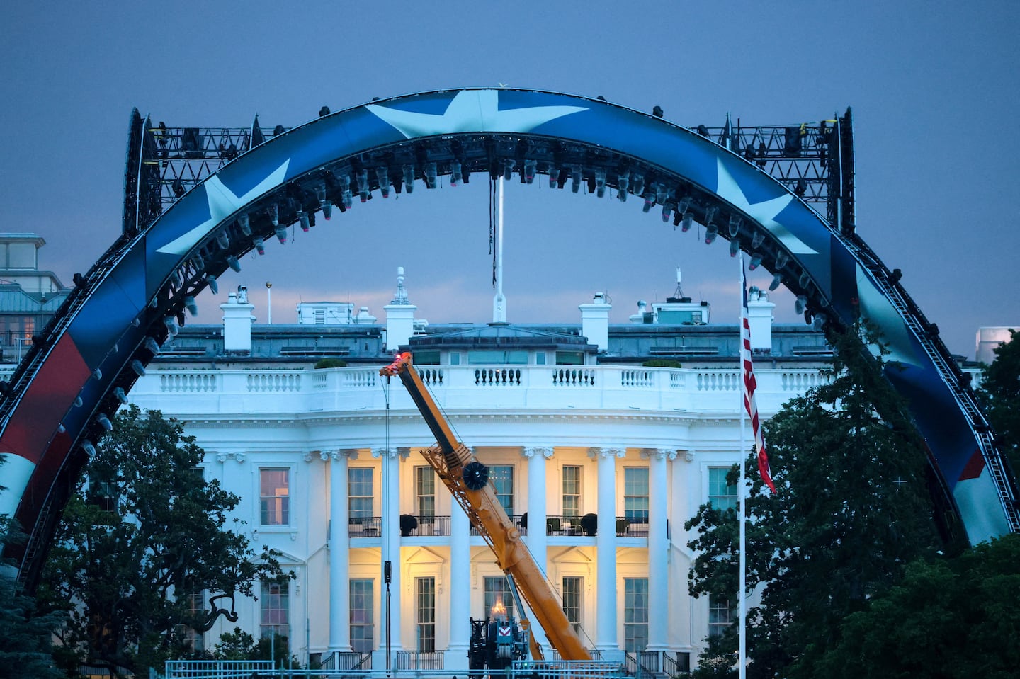 Trump Floats Deranged Plan for Tacky White House UFC Arena