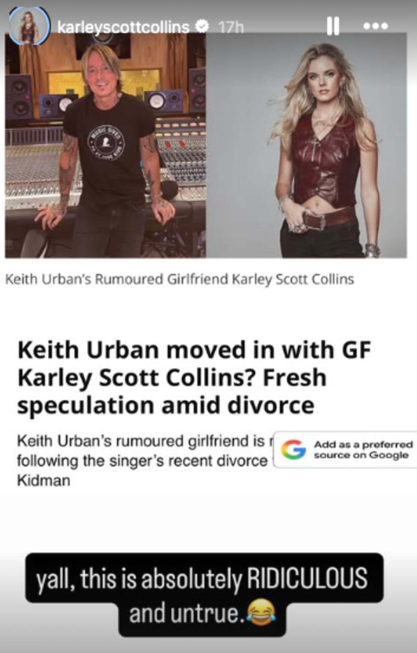 Country Star, 26, Addresses Keith Urban Dating Rumors After Nicole ...