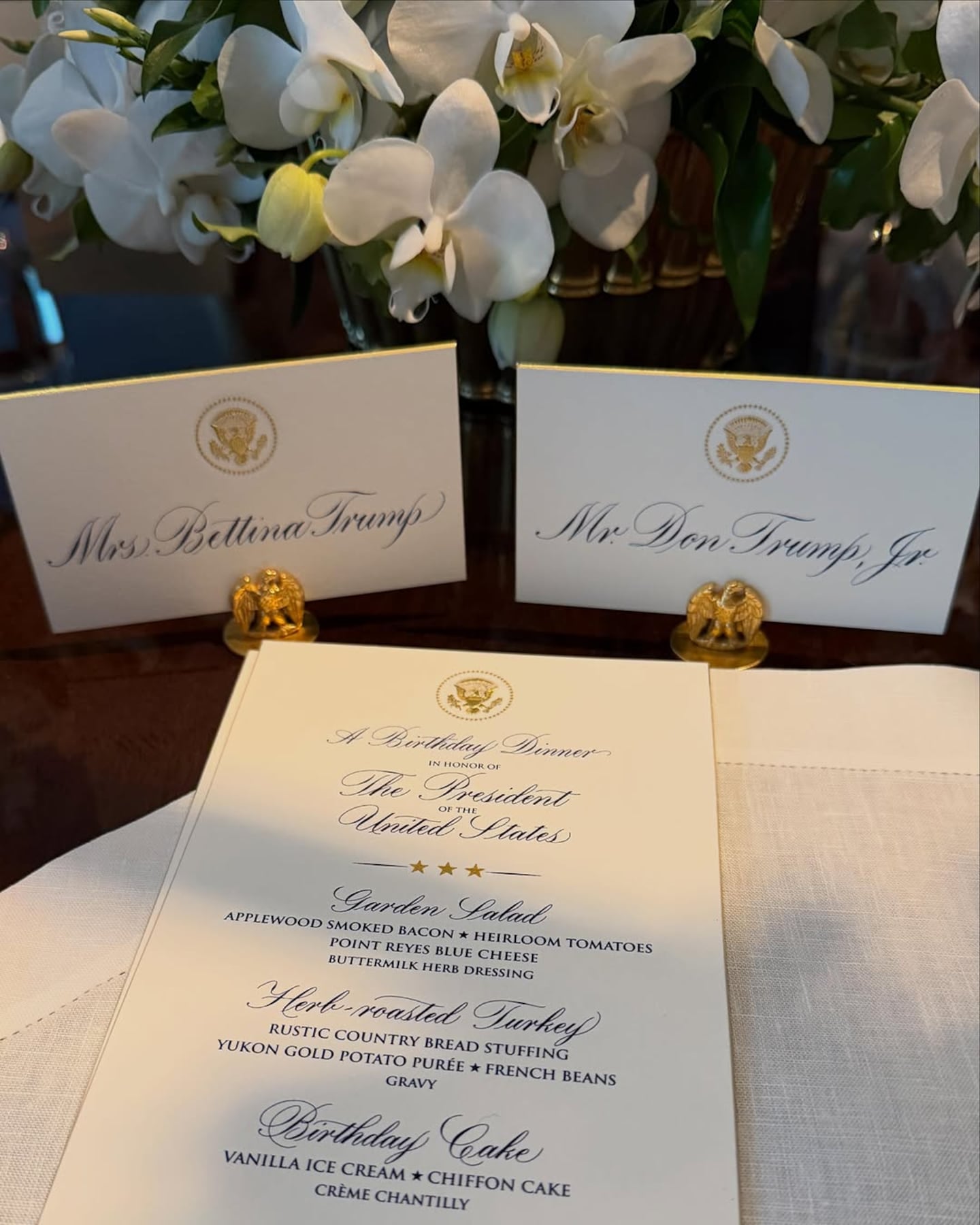 Donald Trump’s Incredibly Unhealthy 80th Birthday Dinner Revealed
