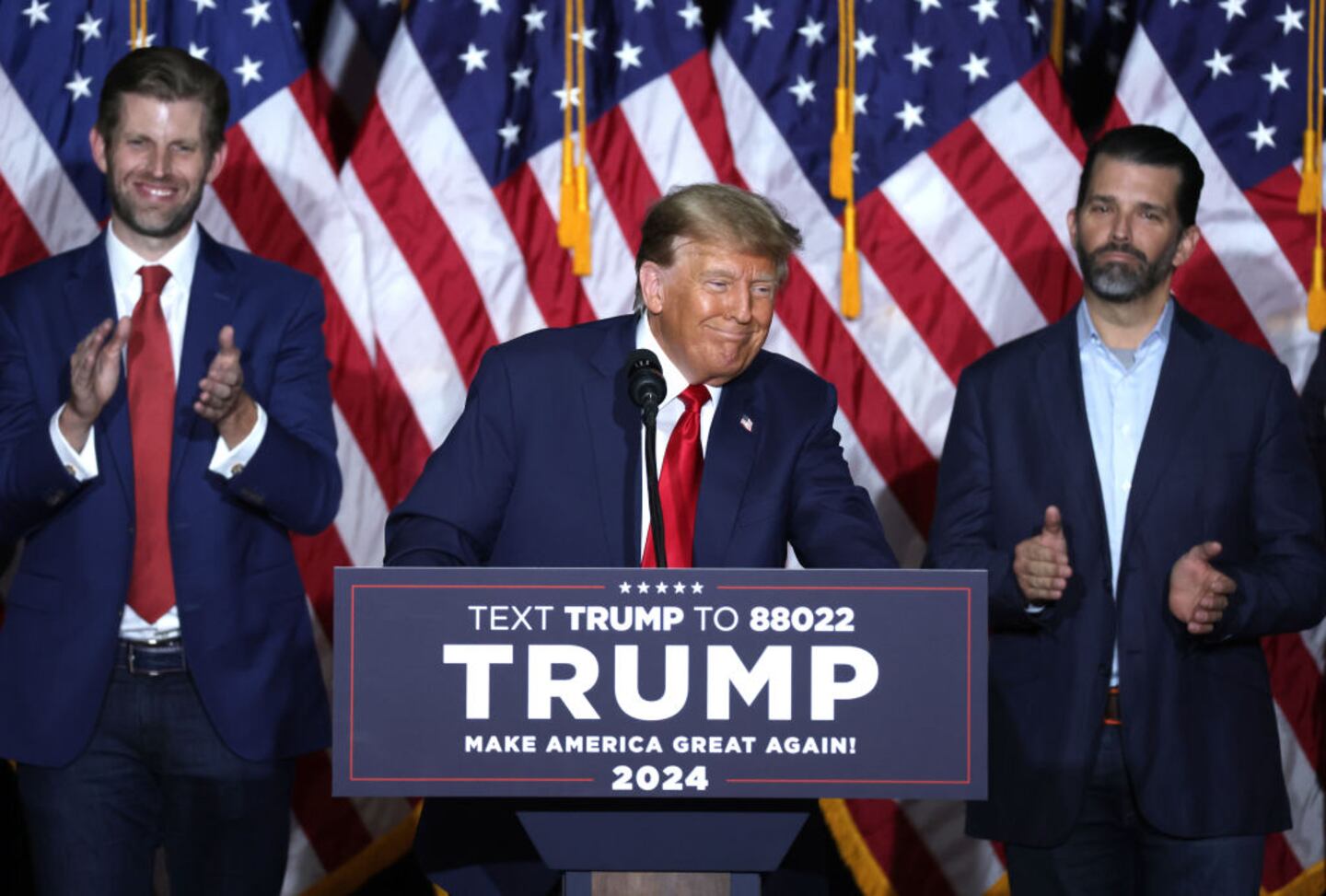 Eric Trump Says His Dad Donald Couldn’t Be President Without Him