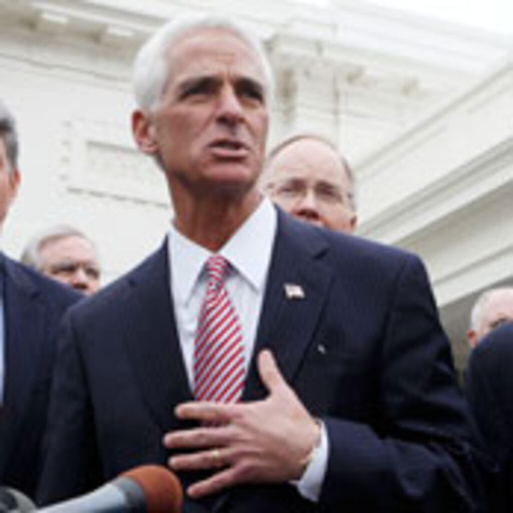 The Phony Centrism of Charlie Crist