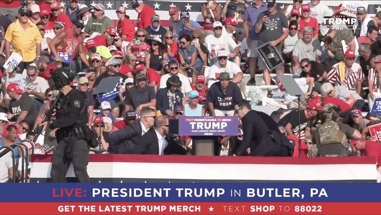 Frame-by-Frame: Video of Trump Pennsylvania Rally Shooting in Detail