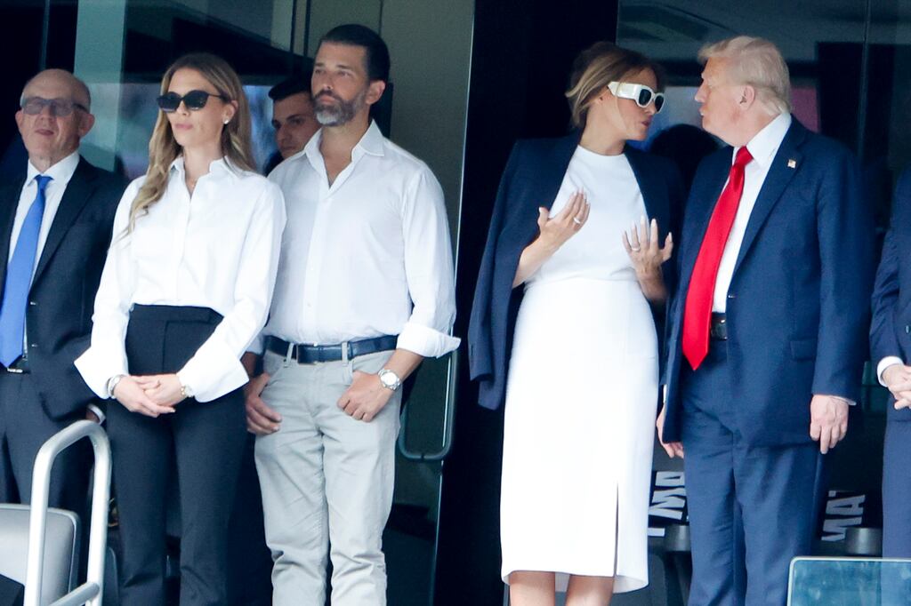 Trump Scrambles After Awkward Wedding Snub to Donald Trump Jr. and ...