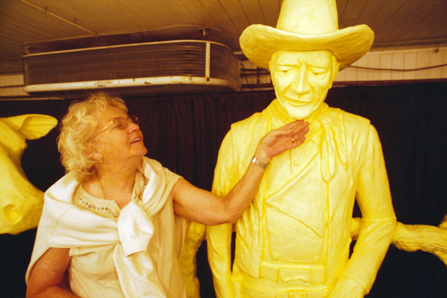 Norma Lyon’s Butter Sculptures of Cows, John Wayne, Last Supper