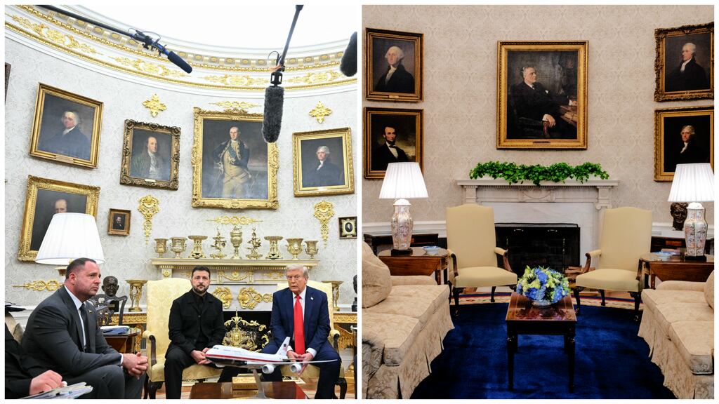 President Trump Tries to Grab Solid Gold World Cup for Blinged-Up Oval ...